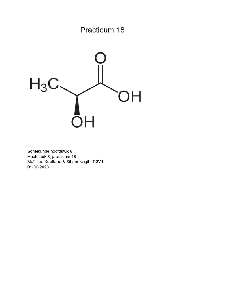 Scheikunde Verslag | PDF