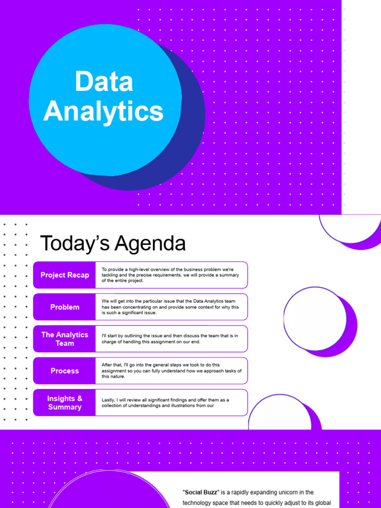 Task 3 - Social Buzz Presentation 1 | PDF | Analytics | Data Analysis