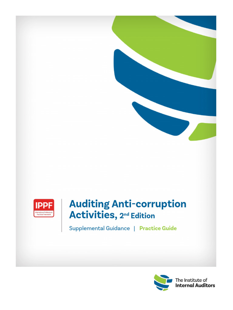Auditing Anti-Corruption Activities 2021 | PDF | Internal Audit | Audit