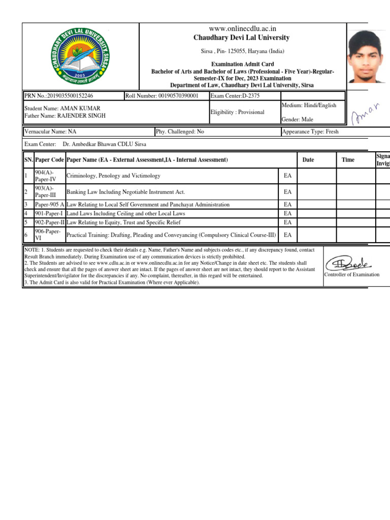 WWW - Onlinecdlu.ac - In: Chaudhary Devi Lal University | PDF | Equity ...