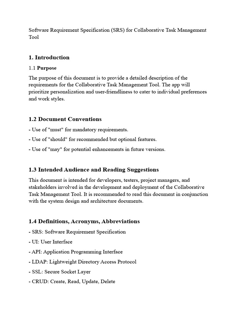 SRS | PDF | Databases | User (Computing)