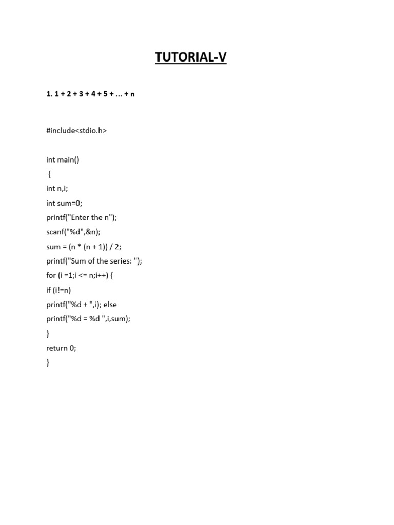 Sum of Series | PDF | Computer Programming | Computing Sum of Series | PDF | Computer Programming | Computing