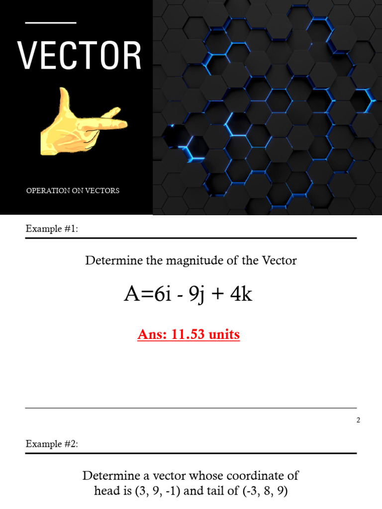 Vector-and-Applications | PDF | Euclidean Vector | Physics