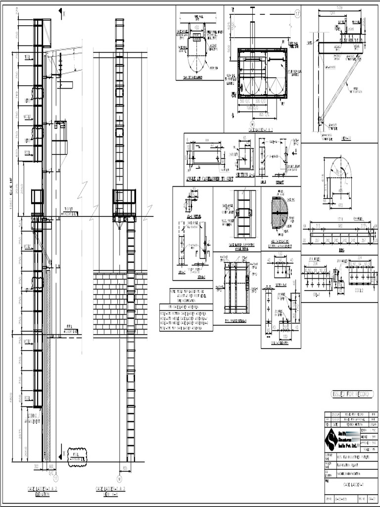 GA-01 CAGE LADDERS 1-Model | PDF