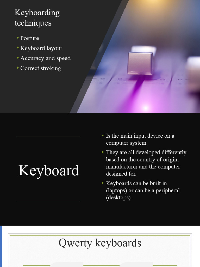 Lesson 5 - Keyboarding Techniques | PDF | Computer Keyboard | Control Key