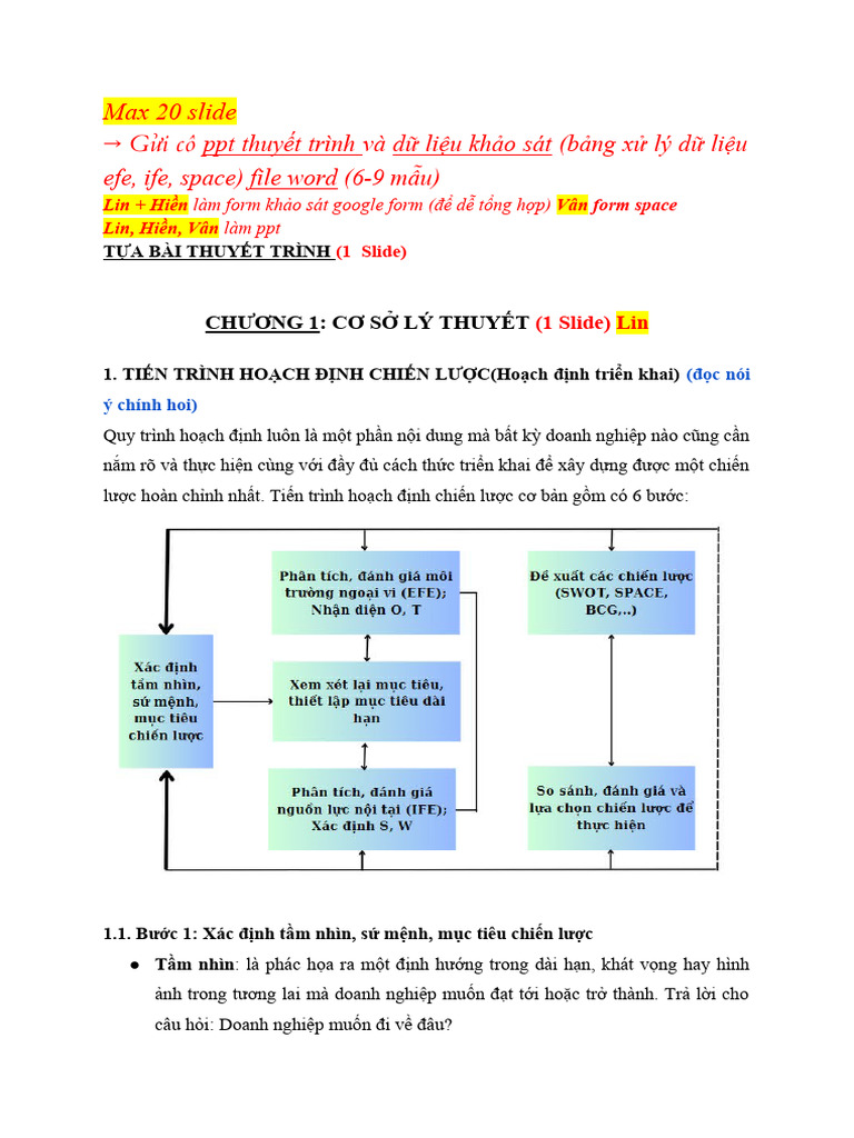 Nội dung thuyết trình QTCL | PDF