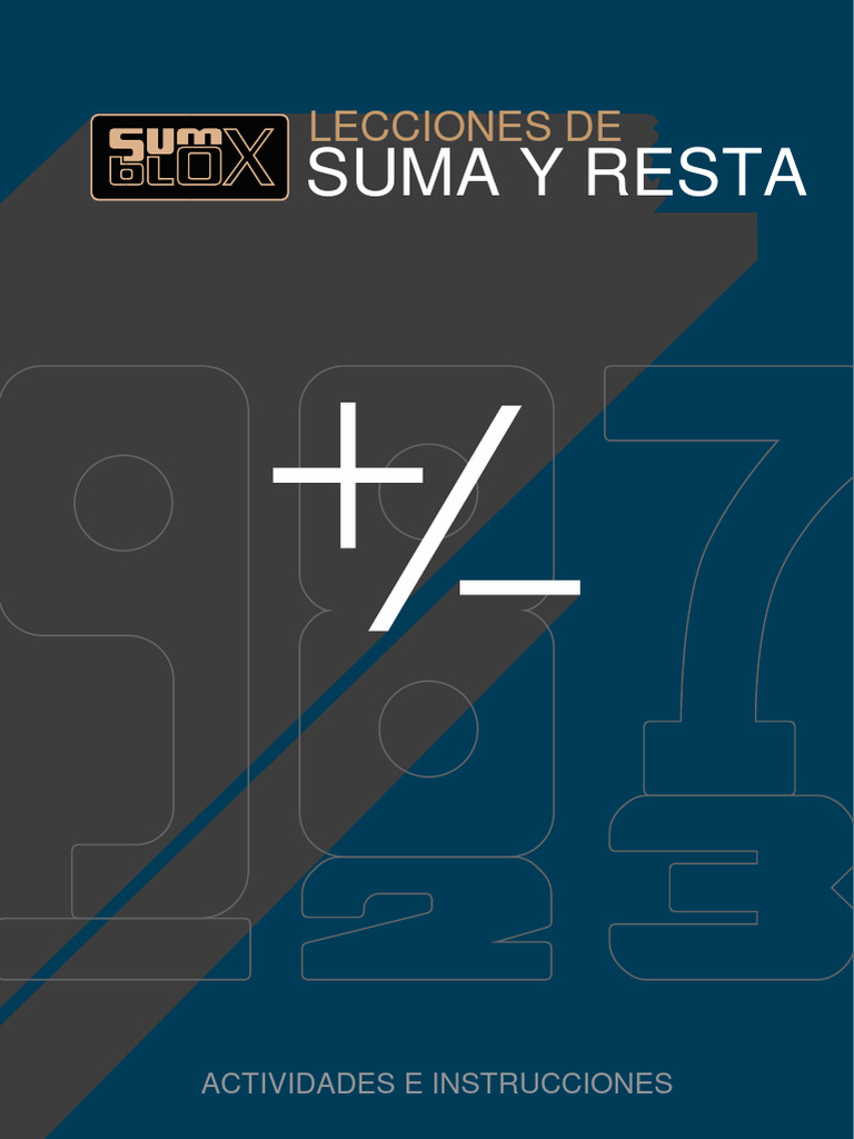 Aprendizaje de Suma y Resta con SumBlox | PDF | Aprendizaje | Sustracción