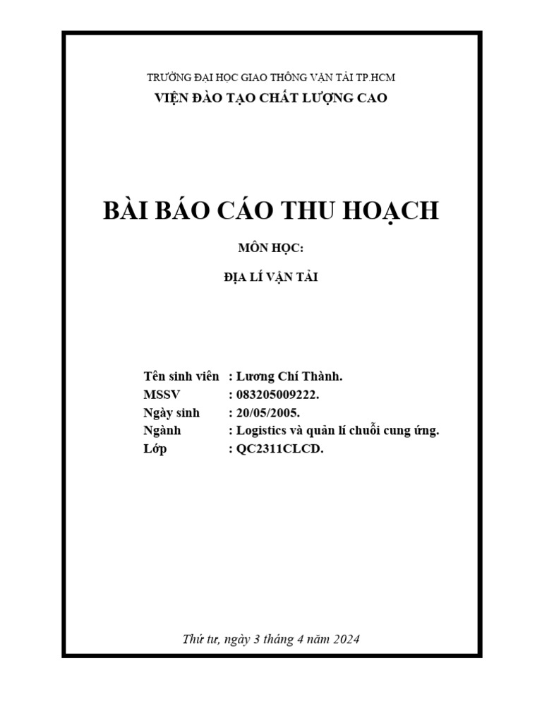 Thành Lương-Chí 083205009222 BTTH 02 | PDF