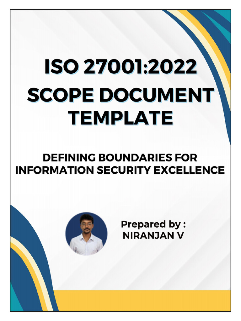 ISO 27001:2022 Scope Document Overview | PDF | Information Security ...