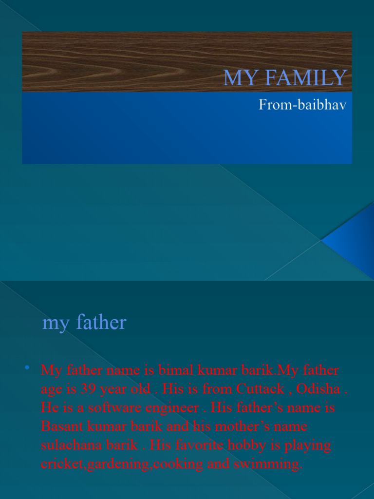 My Family | PDF