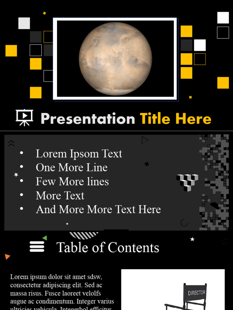 051 Mars Presentation Template by MyFreePPT | PDF