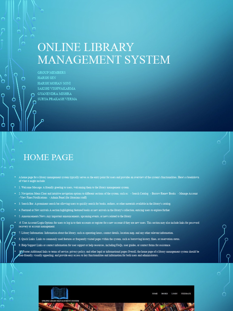 Library Management System Overview | PDF | Libraries | Password