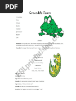 Crocodile Toothache | PDF