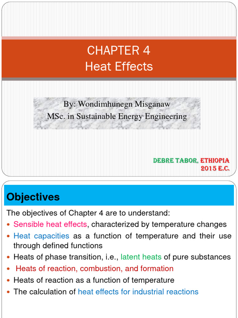 heat effect | PDF | Heat | Latent Heat