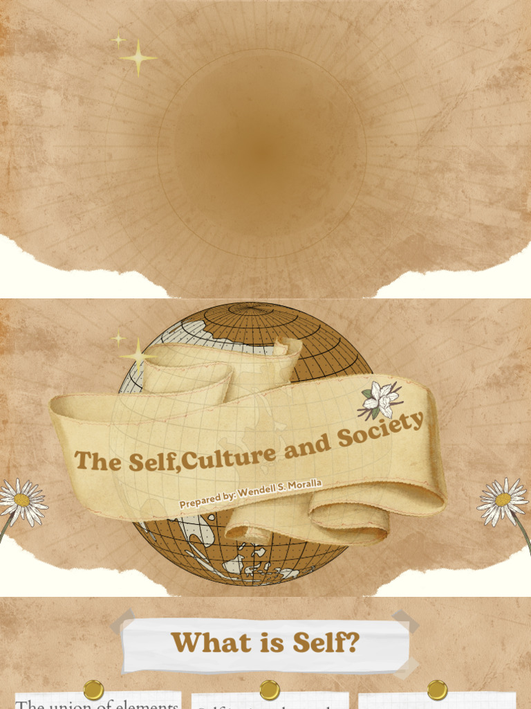 Understanding The Self - The Self, Culture and Society | PDF | Mind ...