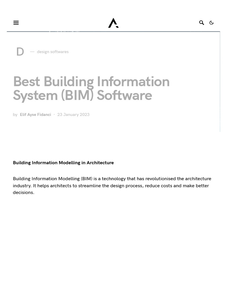 Best Building Information System (BIM) Software |… | PDF | Building ... Best Building Information System (BIM) Software |… | PDF | Building ...