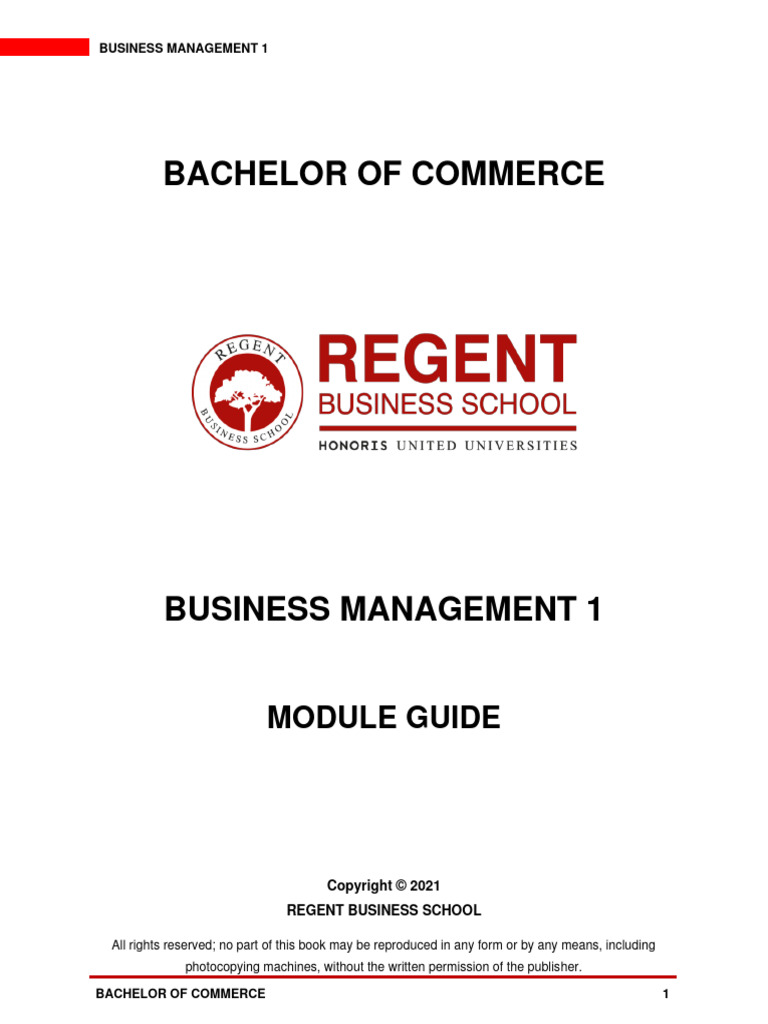 BCOM - Business Management 1 | PDF | Theory | Factors Of Production