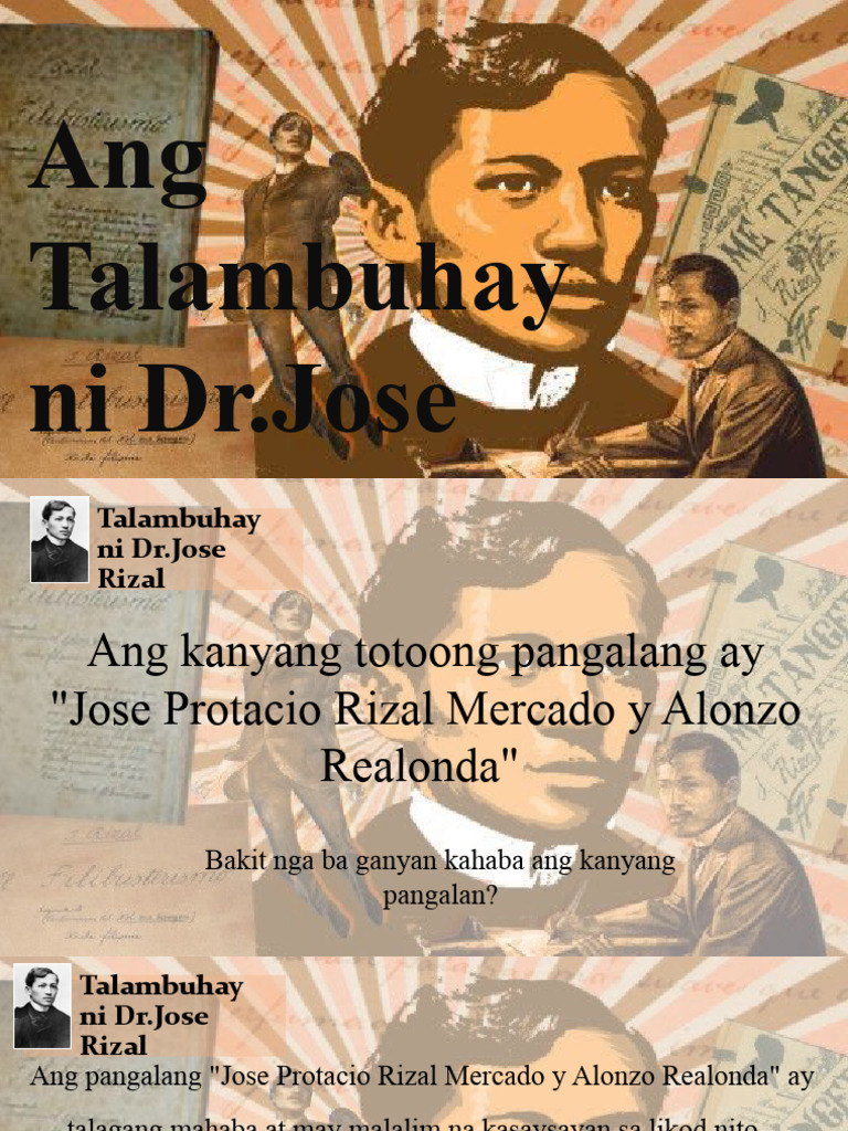 Talambuhay Ni DR - Jose Rizal | PDF