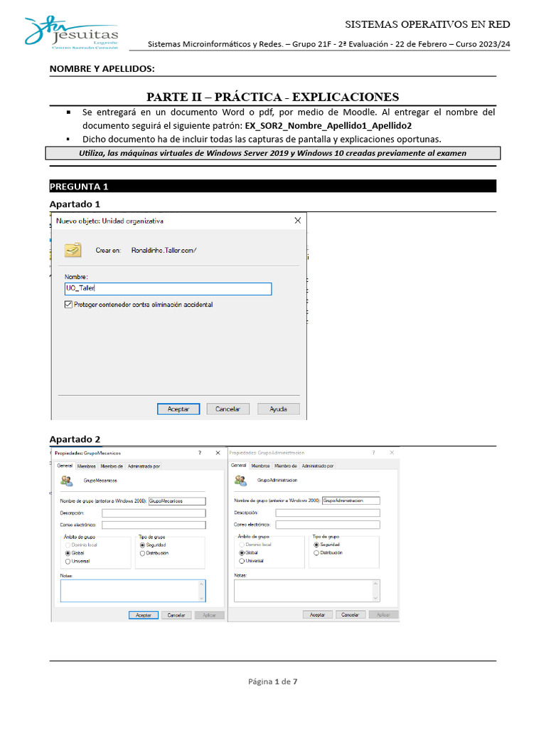 EX2 SOR Alex Rubio Perez | PDF | Software del sistema | Ciencias de la Computación