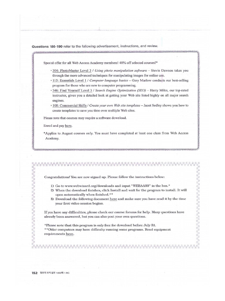 650 - Lesson 37 - Extra Exercises | PDF