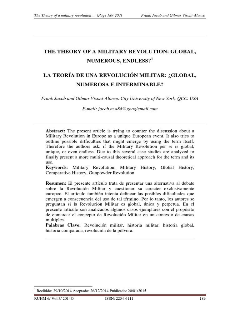 Military Revolution: A Global View | PDF | Fortification | Artillery