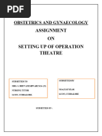 Operation Theater List Guidelines | PDF | Surgery | Sterilization ...