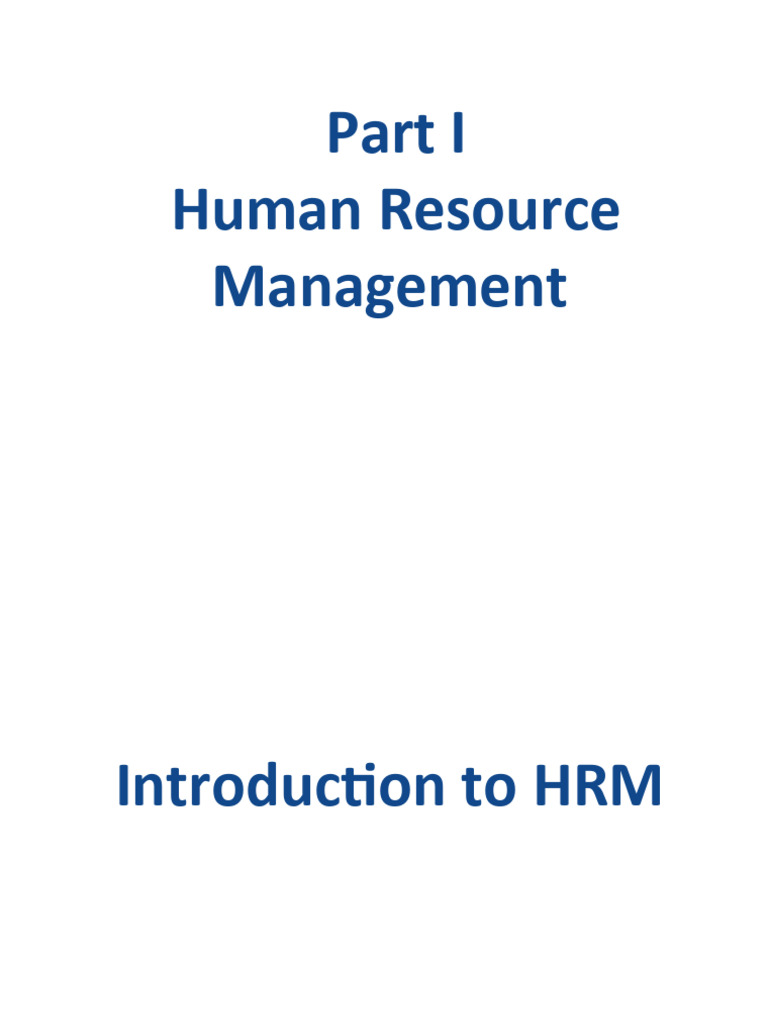 Module 1 - Human Resource Management | PDF | Cost Of Living | Performance Appraisal