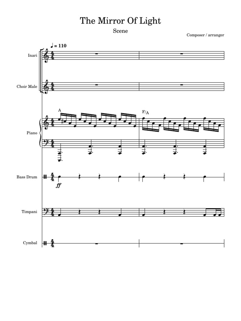 Sc21 - The Mirror of Light - FULL | PDF | Music Theory | Musical ...