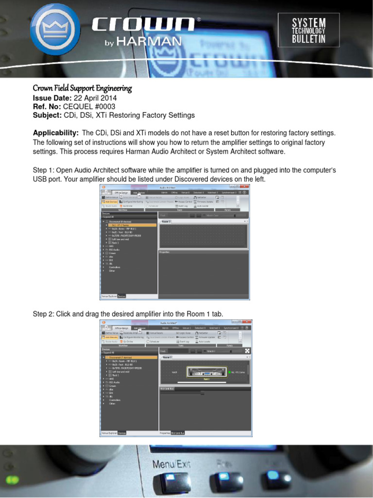 STB XTi-CDi-DSi Restoring Default 0003 | PDF