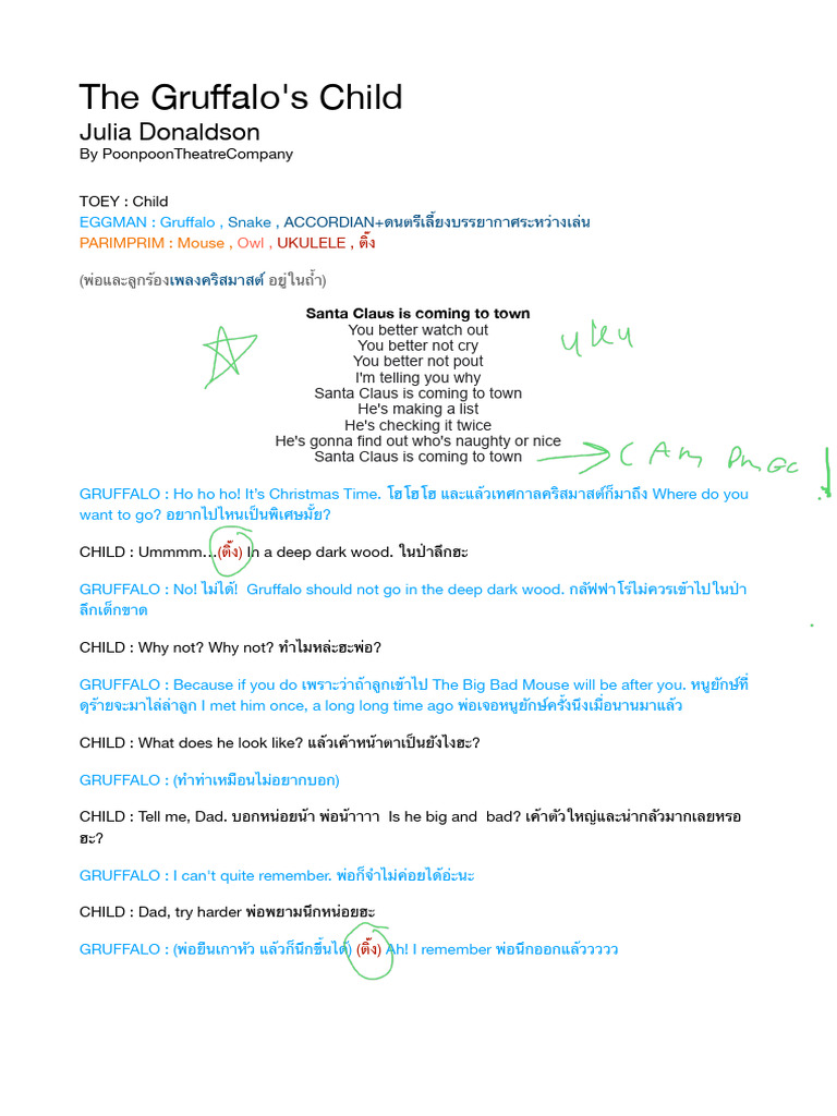 Gruffalos Child | PDF