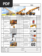 Chain Block Inspection Checklist Form | PDF