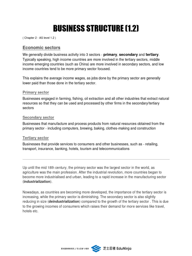 1.2 Business Structure | PDF | Franchising | Stocks