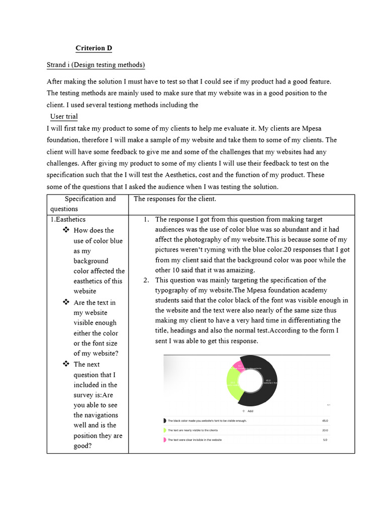 Design Criterion 4 Myp4 Josepj | PDF | Natural Environment | Demand