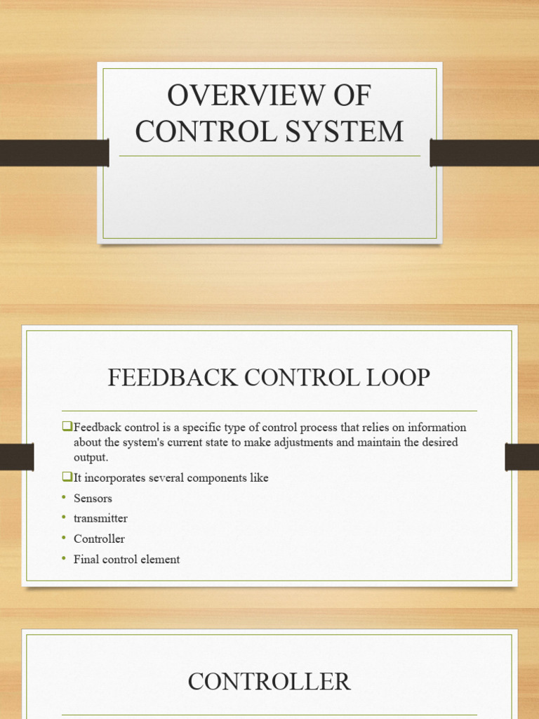 Overview of Control System. | Download Free PDF | Applied Mathematics | Control Theory