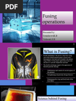 Fusing Process in Garment Industry | PDF | Lamination | Textiles