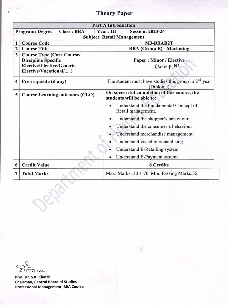 BBA GROUP B MINOR - 0001 - 0001 - 0001 - Copy 1 | PDF