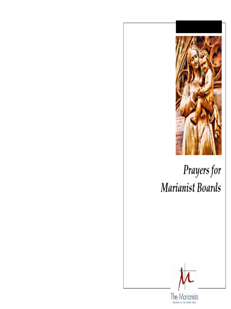 Prayers-for-Marianist-Boards | PDF | Mary, Mother Of Jesus | Prayer