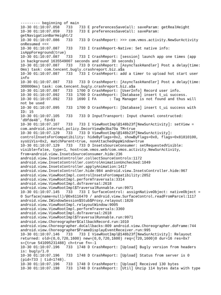 Log | PDF | Operating System Technology | Computer Science