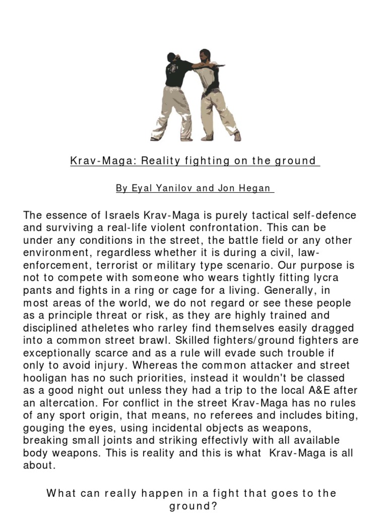Krav-Maga: Street Self-Defense Guide | PDF