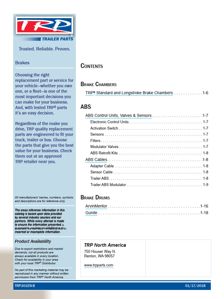 Cat Trailer 1 Trailer Catalog en Part10 | PDF | Anti Lock Braking System | Vehicles