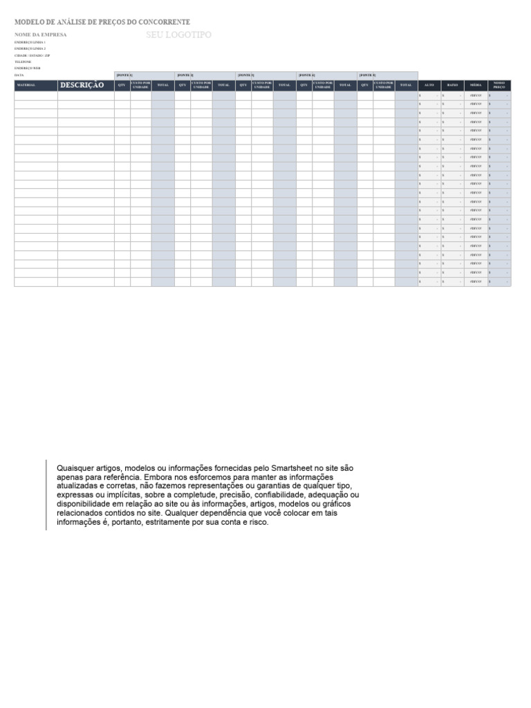 IC Competitor Price Analysis 57119 PT | PDF | Informática