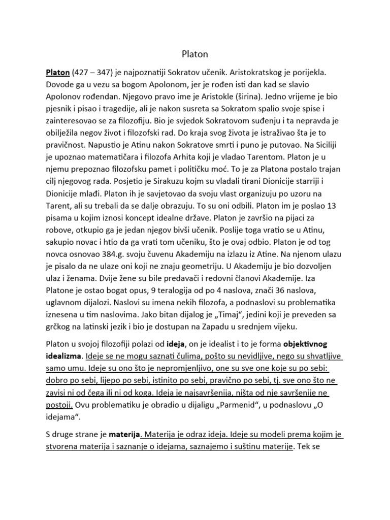 Platon | PDF