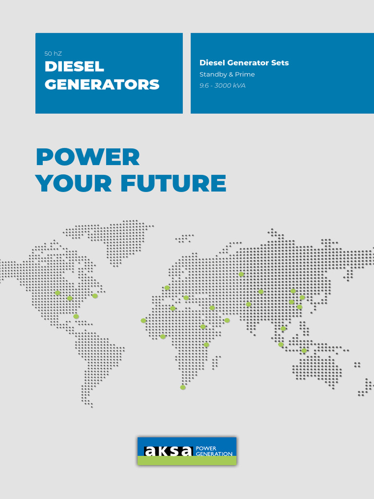 Diesel Generating Set Catalogue | PDF | Diesel Engine | Engines