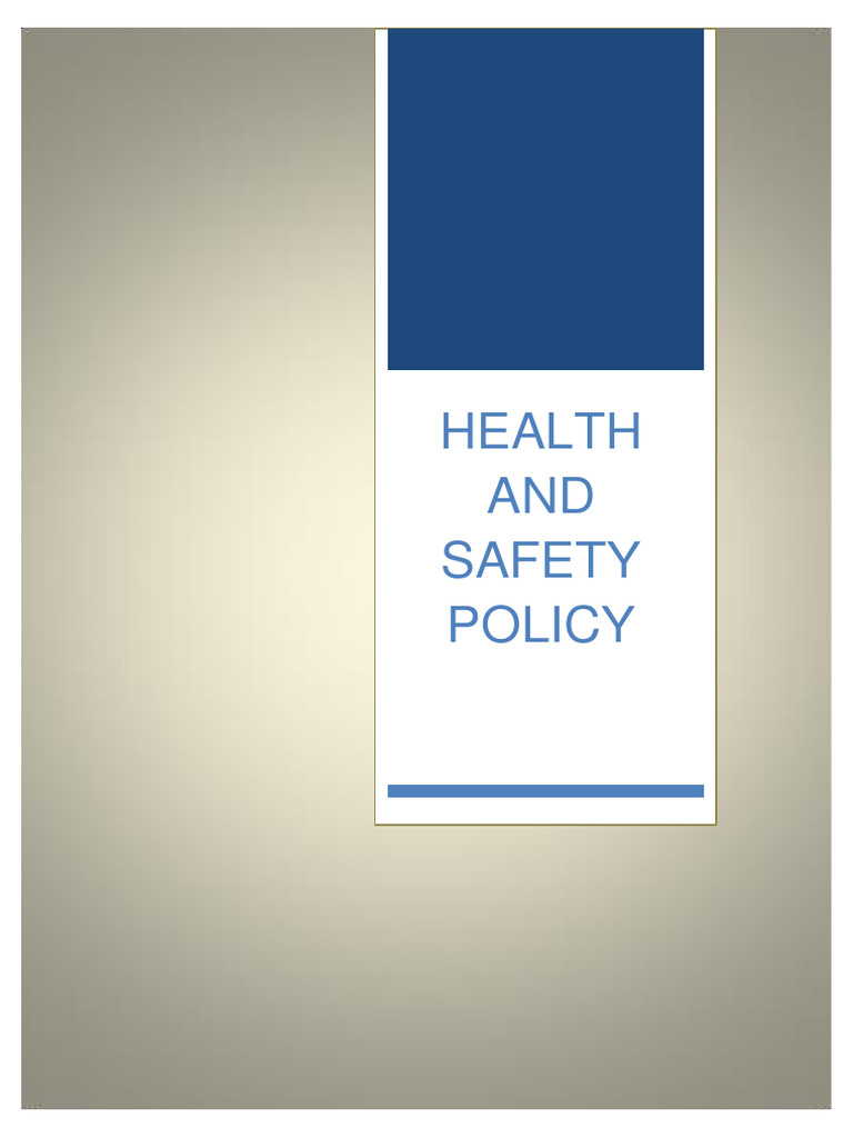 EPIC POLISH Health & Safety Policy | PDF | Occupational Safety And ...