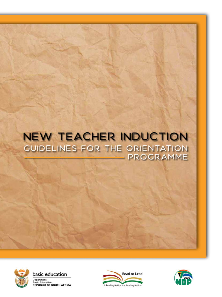 New Teacher Orientation Booklet | PDF | Teachers | Curriculum