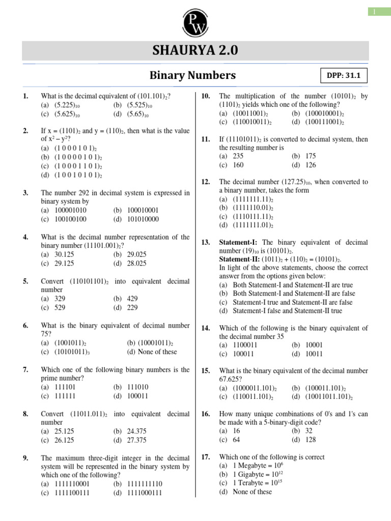 BINARY | Download Free PDF | Byte | Computer Science