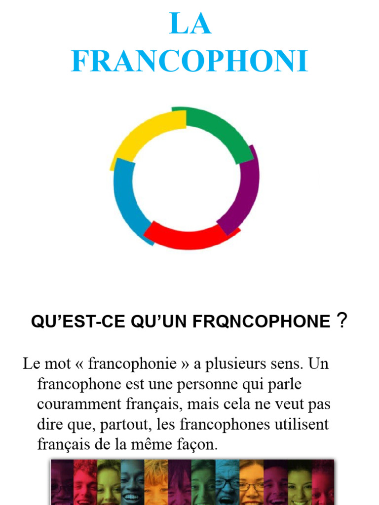 Comprendre la Francophonie et ses enjeux | PDF | Arts du langage et ...