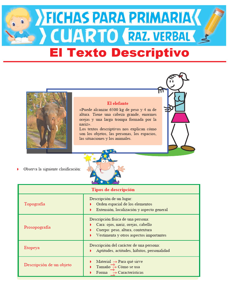 Ejemplos de textos descriptivos para niños | PDF | Volcán | Magma