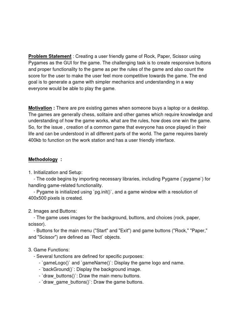 python project | PDF | Menu (Computing) | Usability