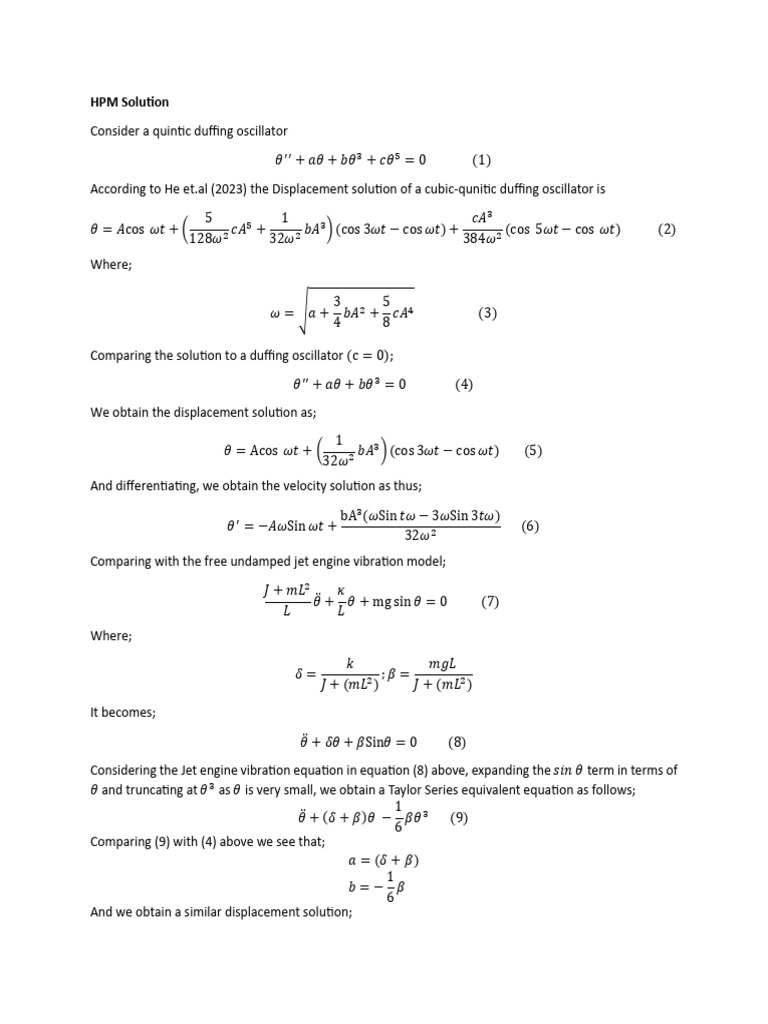 HPM Solution | PDF | Physical Quantities | Physical Phenomena HPM Solution | PDF | Physical Quantities | Physical Phenomena